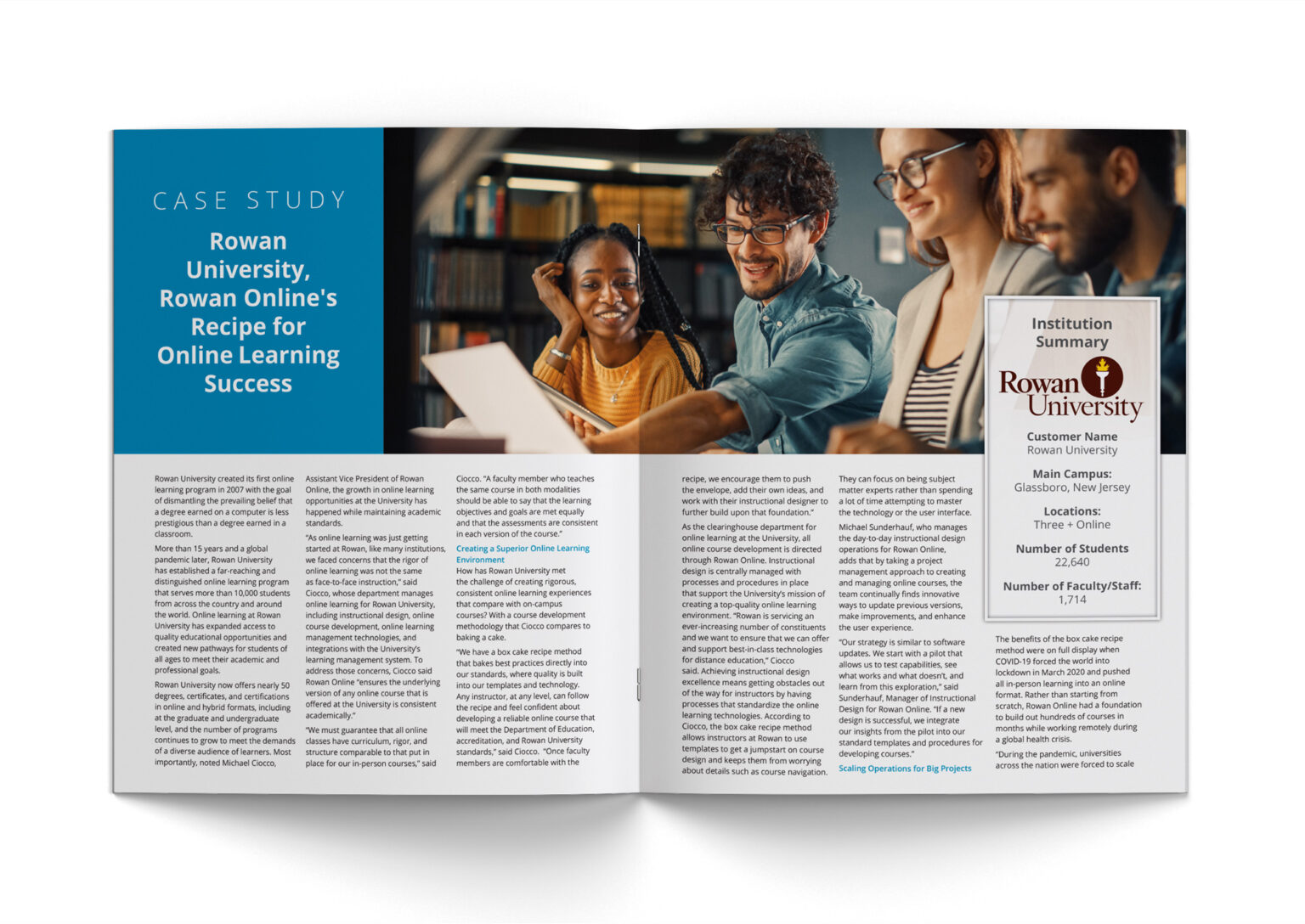 Rowan University, Rowan Online's Recipe for Online Learning Success ...